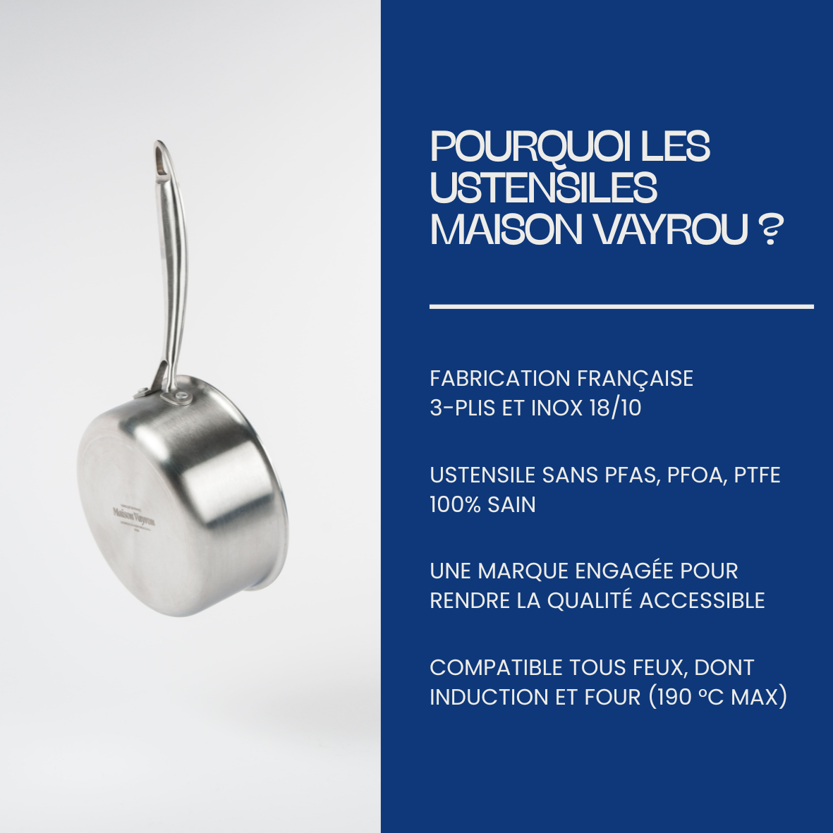 Maison Vayrou - Ustensiles en Inox ENFIN accessibles